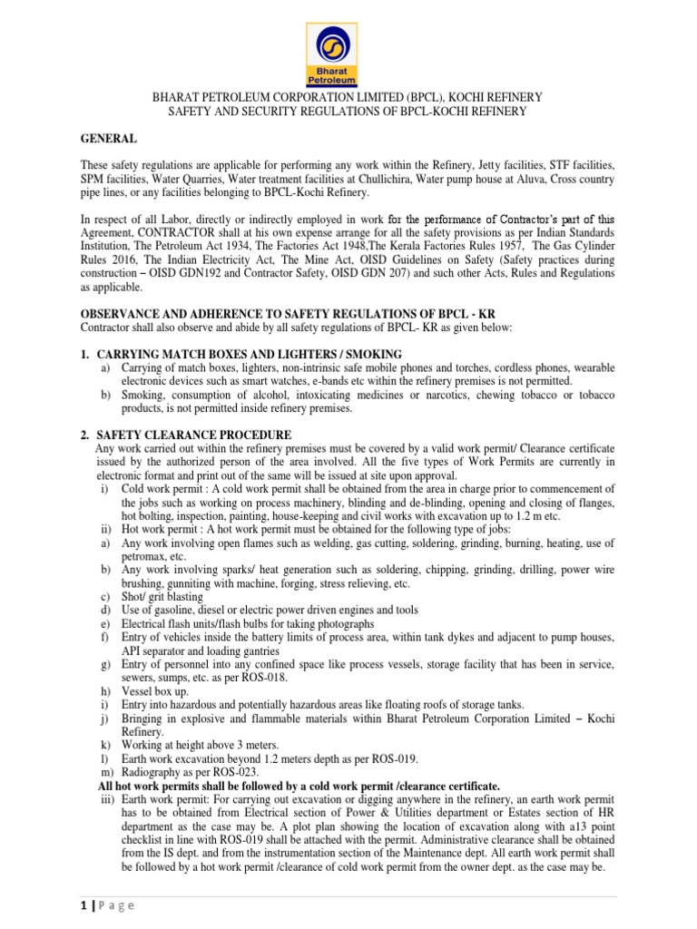 2.safety and Security Regulation Updated | PDF | Safety | Vehicles
