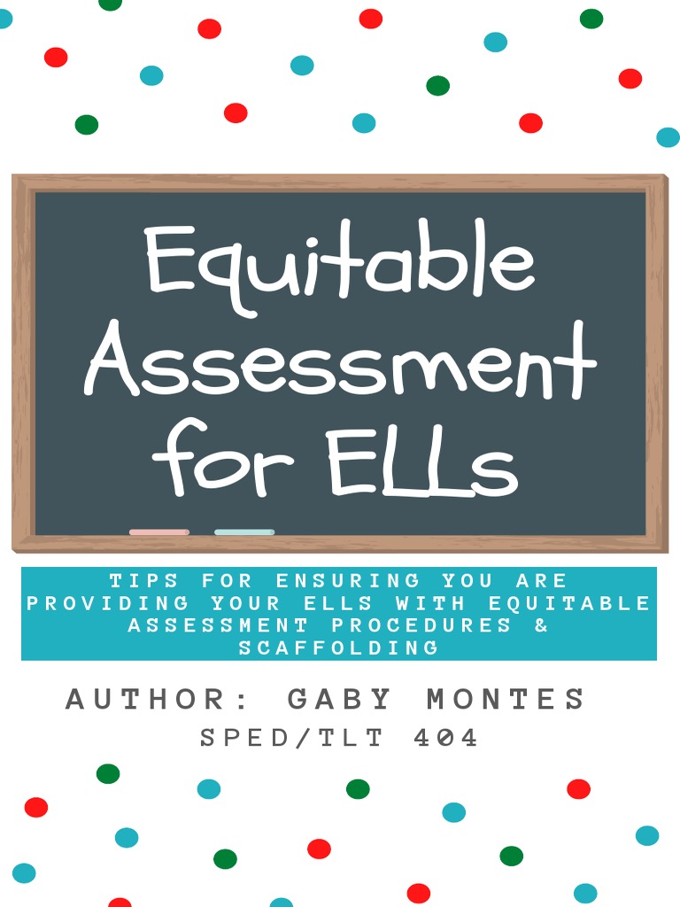 Equitable Assessment For ELLs | PDF | Educational Assessment | Psychology
