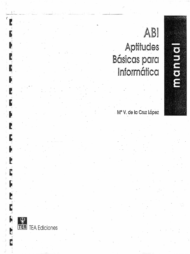 Aptitudes Basicas para La Informatica (ABI) PDF | PDF