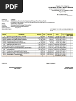 Statement of Work Accomplished | PDF | Engineering | Building Engineering