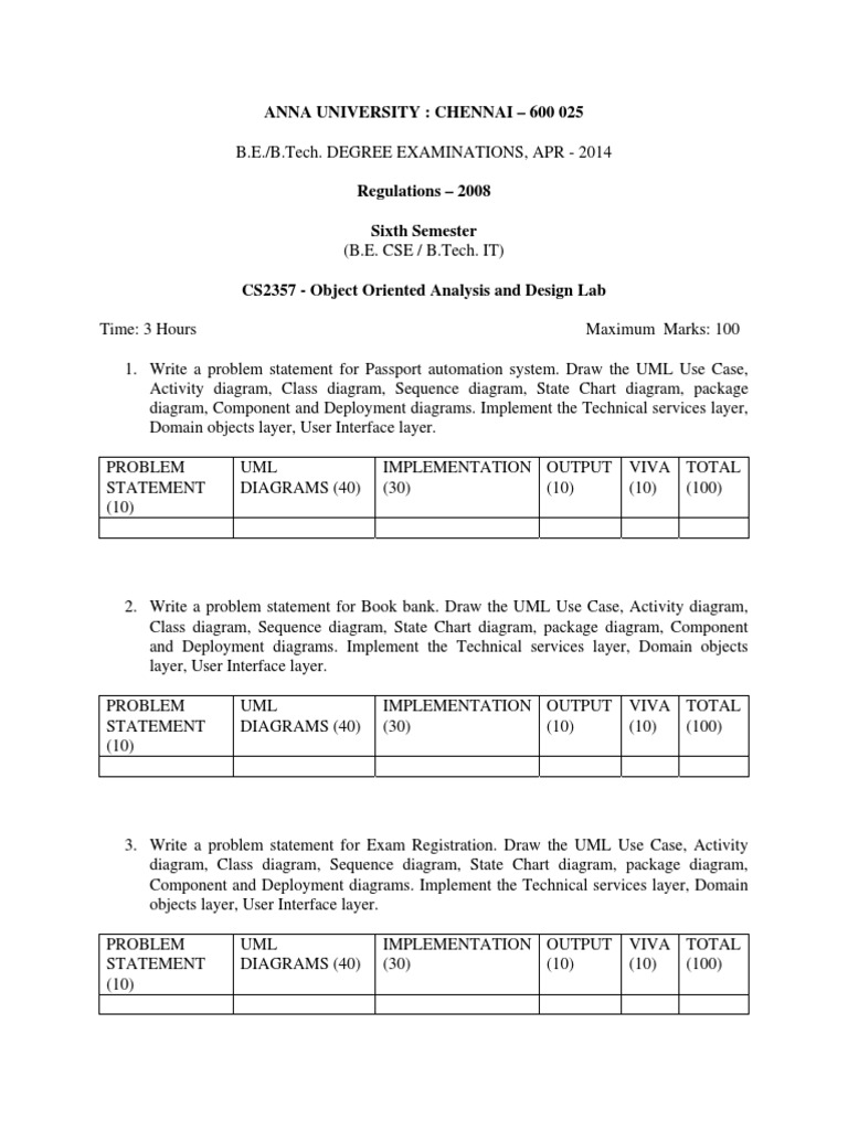CS2357 Set1 PDF | PDF | Component Based Software Engineering | Use Case