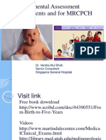 How To Assess Development in The MRCPCH Clinical Exam | PDF | Language ...