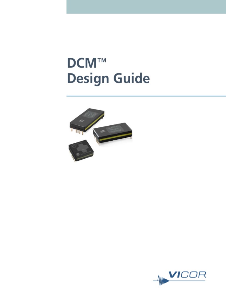 DG DCM Design Guide VICOR | PDF | Electronic Filter | Capacitor