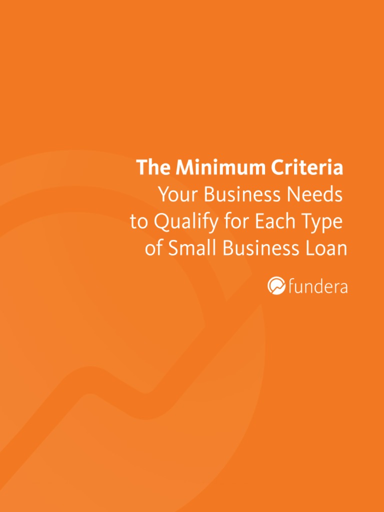 Small Business Loan Qualification Guide | PDF | Loans | Factoring (Finance)