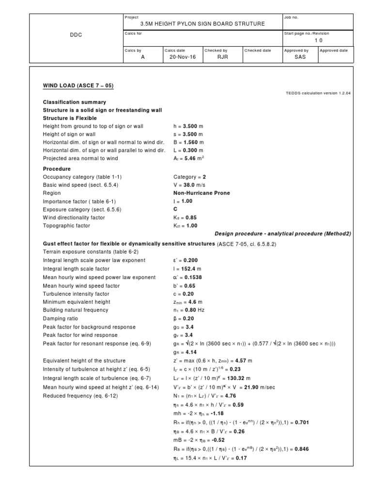 Wind Loading Asce7 05 Pdf Applied And Interdisciplinary Physics