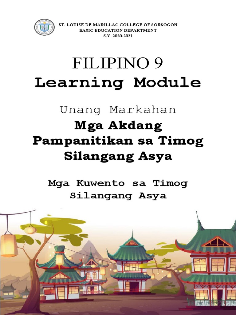 Cover Filipino 9 Module 1 | PDF