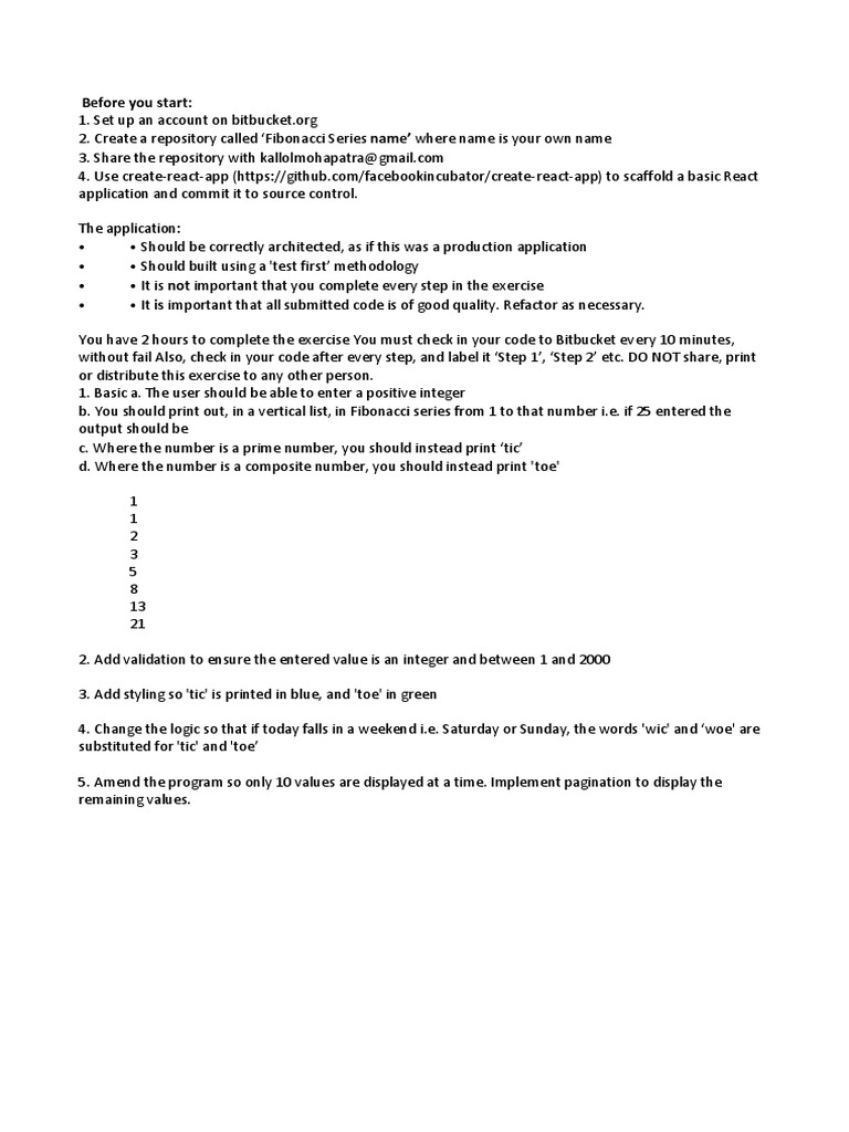 React Evaluation | PDF