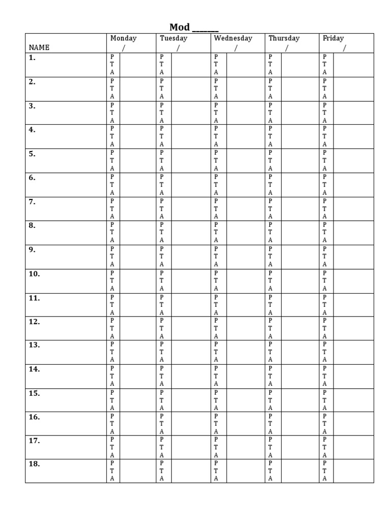 Clipboard Template | PDF