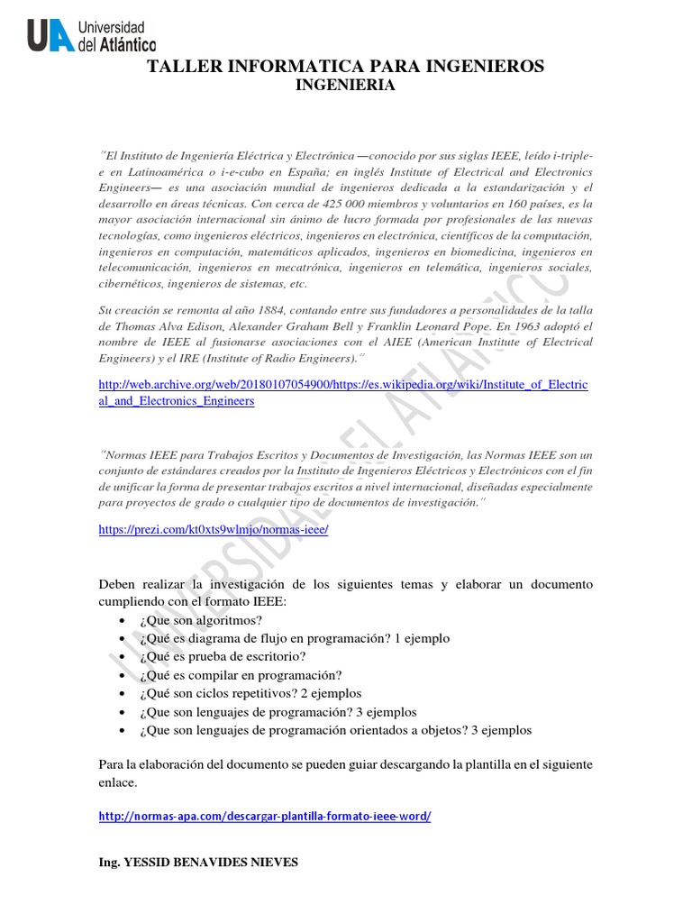 Investigación Formato IEEE | PDF