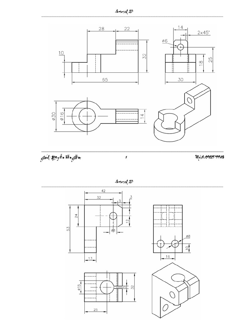 Bai Tap Cad 3D | PDF | Software Industry | Berkeley Software Distribution