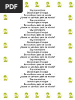 Letra de "Soy una Serpiente" | PDF