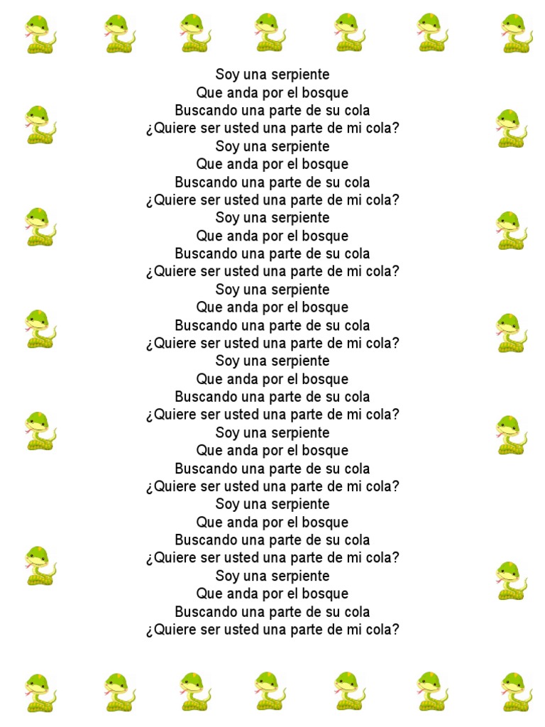 Soy Una Serpiente | PDF