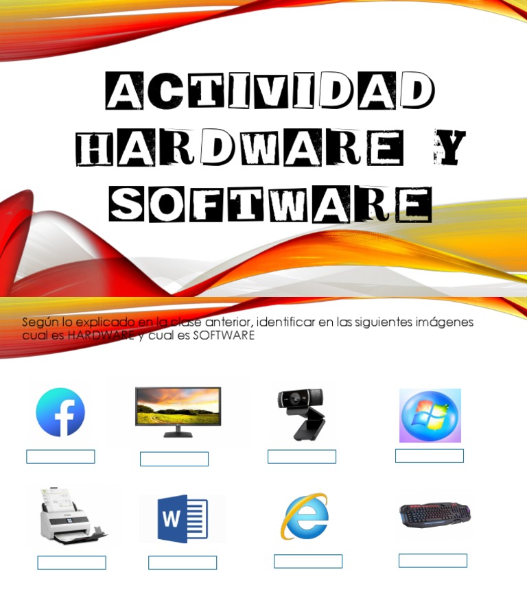 Actividad Hardware y Software | PDF | Informática