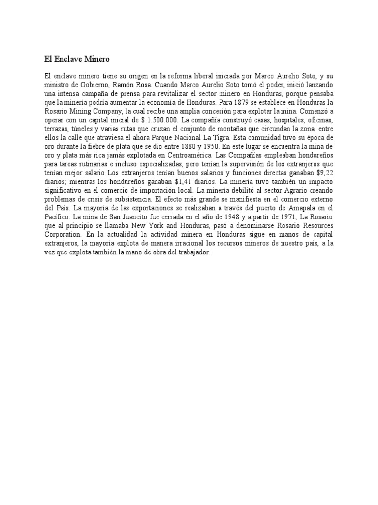 El Enclave Minero | PDF