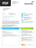 British Gas Example Bill | PDF | Invoice | Cheque