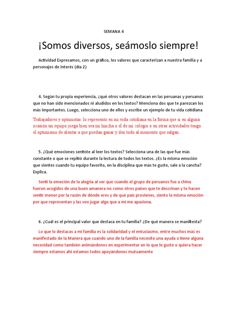 Semana 4 Dia 2 .. | PDF | Science | Ciencia humana