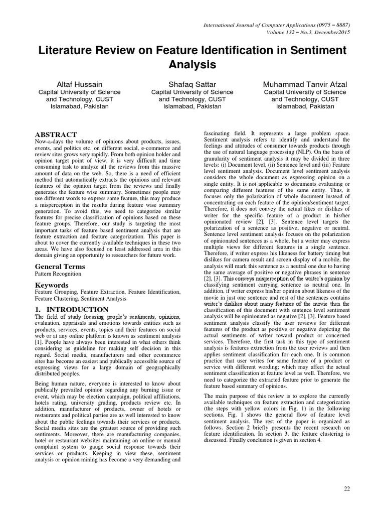 Sentimental Analysis | PDF | Part Of Speech | Cluster Analysis