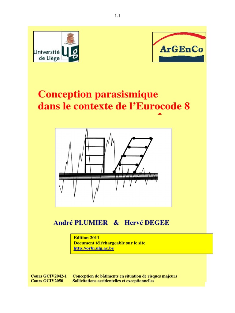 Conception parasismique selon Eurocode 8 | PDF | Génie parasismique ...