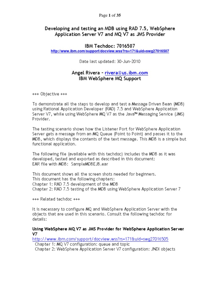 Ibm Rad MDB | PDF | Business | Computers