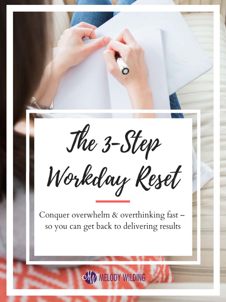 The 3-Step Workday Reset PDF | PDF | Feeling | Emotions