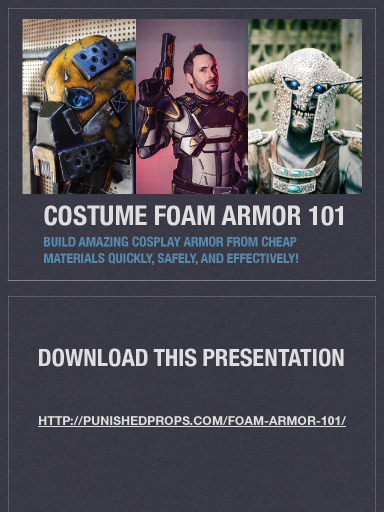 DIY Foam Armor Creation Guide | PDF | Games & Activities | Cooking ...