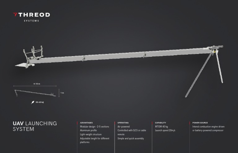 Threod Systems UAV Launching System Catapult PDF | PDF