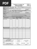 Bir Form 2307 Sample | PDF | Withholding Tax | Corporate Tax