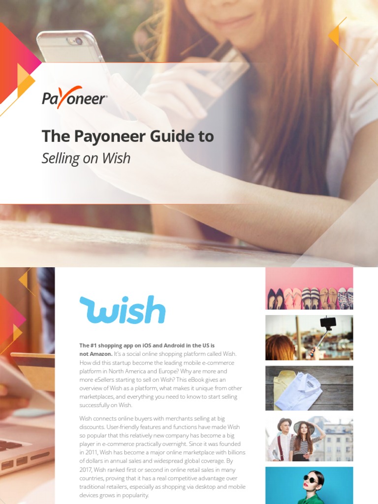 The Payoneer Guide To: Selling On Wish | PDF | Value Added Tax | E Commerce
