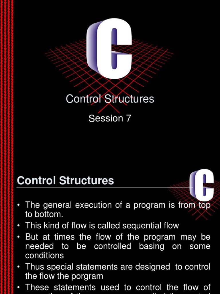 07 Contrrol Structures | PDF | Control Flow | Software Development