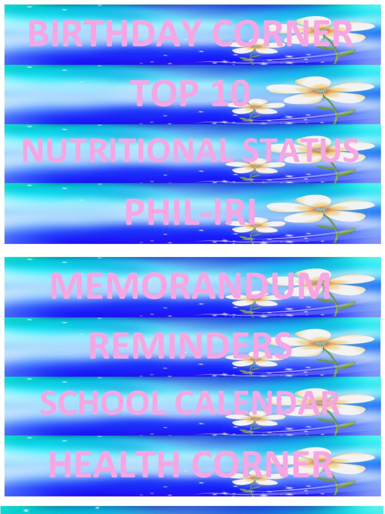 Corner Signage | PDF