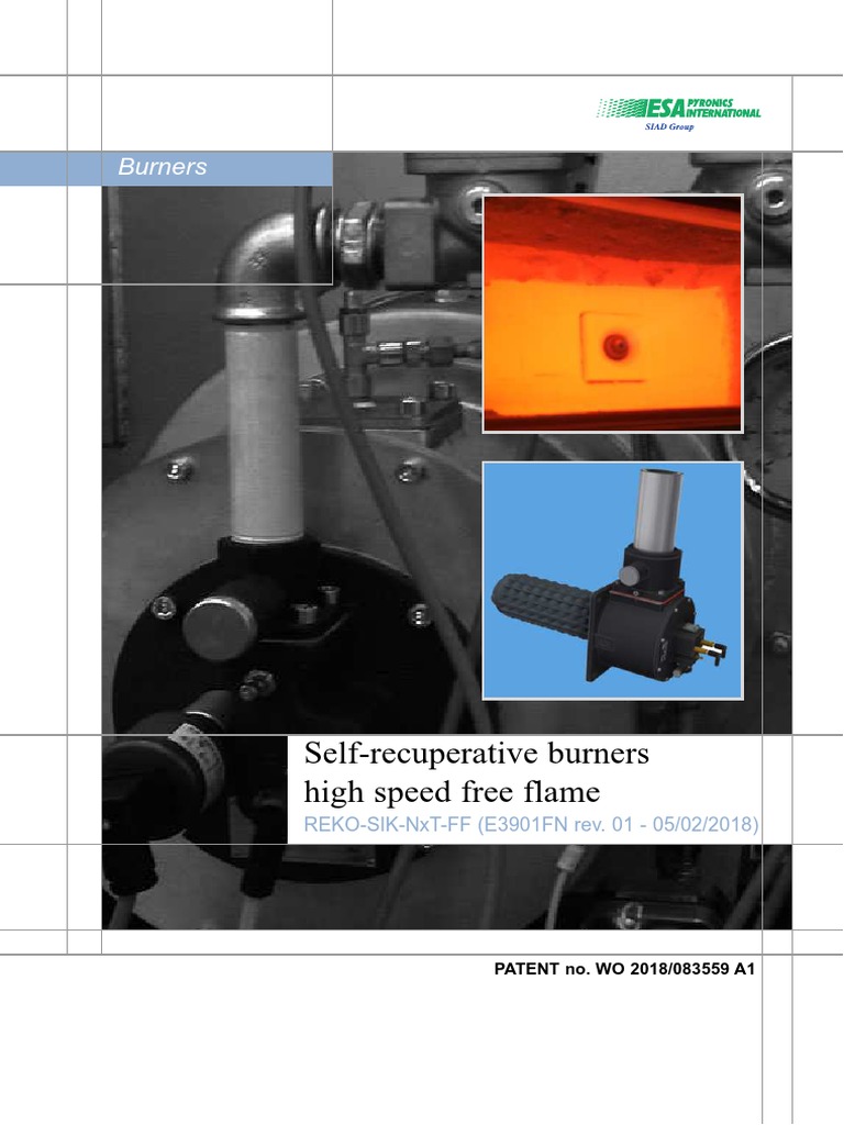 Self-Recuperative Burners High Speed Free Flame | PDF | Furnace ...