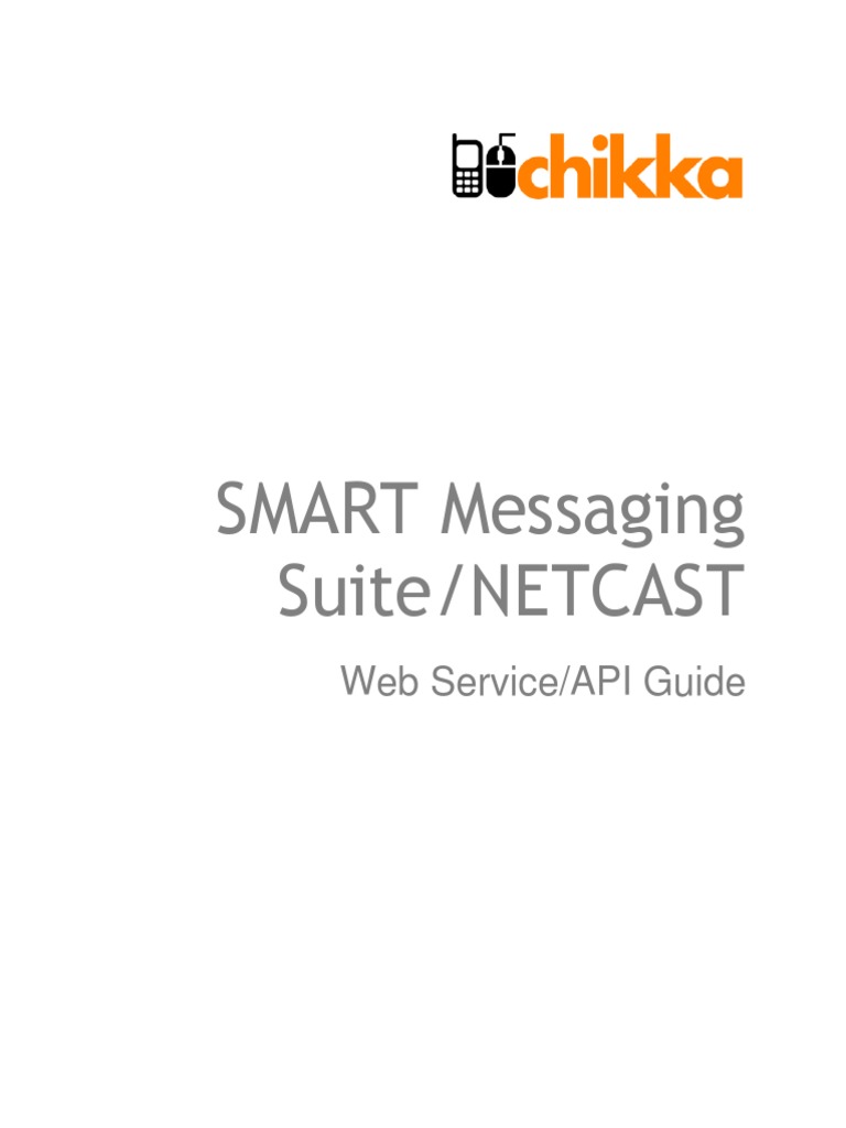 SMART Messaging Suite Web Service Guide v1.5 | PDF | Web Service ...