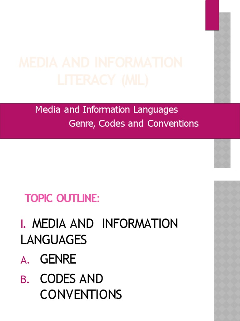 Understanding Media Codes and Conventions | PDF | Information | Mass Media