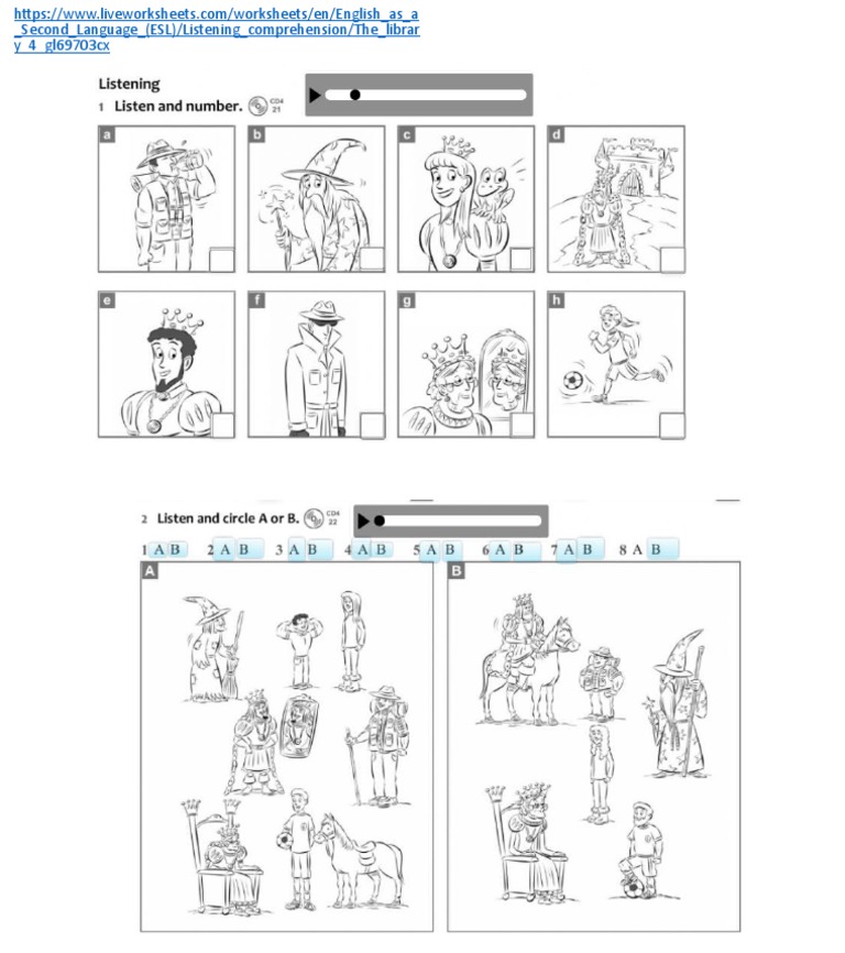 A1 Listening Professions and Descriptions | PDF