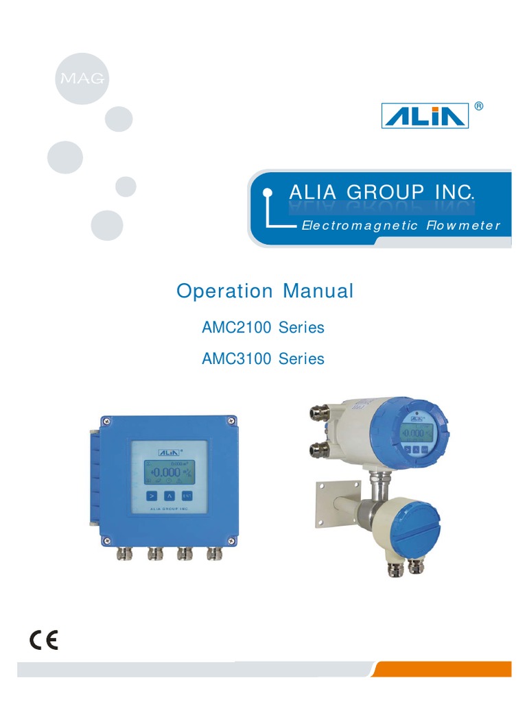 Alia Manual Amc2100 3100 | PDF | Flow Measurement | Vacuum Tube