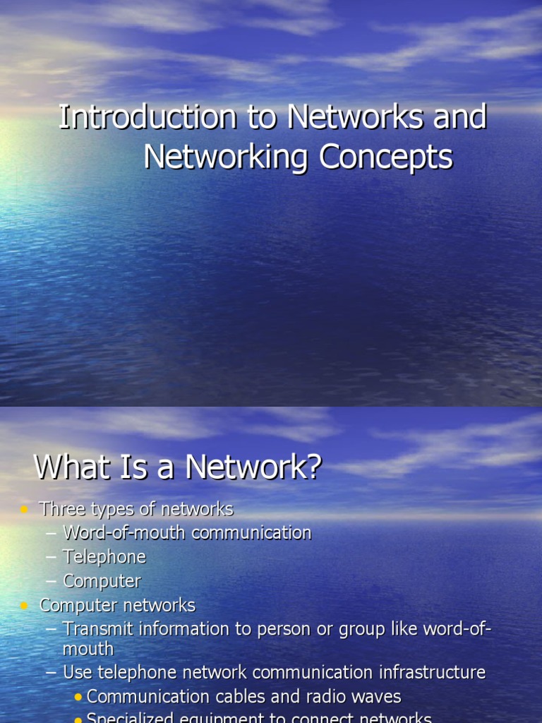 Understanding Computer Networks: An Introduction to Key Concepts and ...