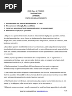 Class 10 Physics Notes Chapter 1 | PDF