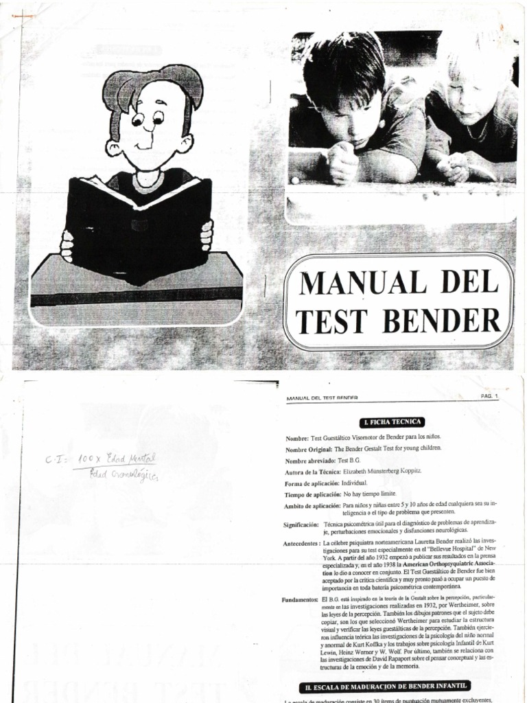 Manual Del Test Bender | PDF