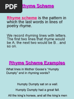 Rhyme Schemes: AABB, The Second Is ABAB, and The Third Is ABCB) : A A A ...