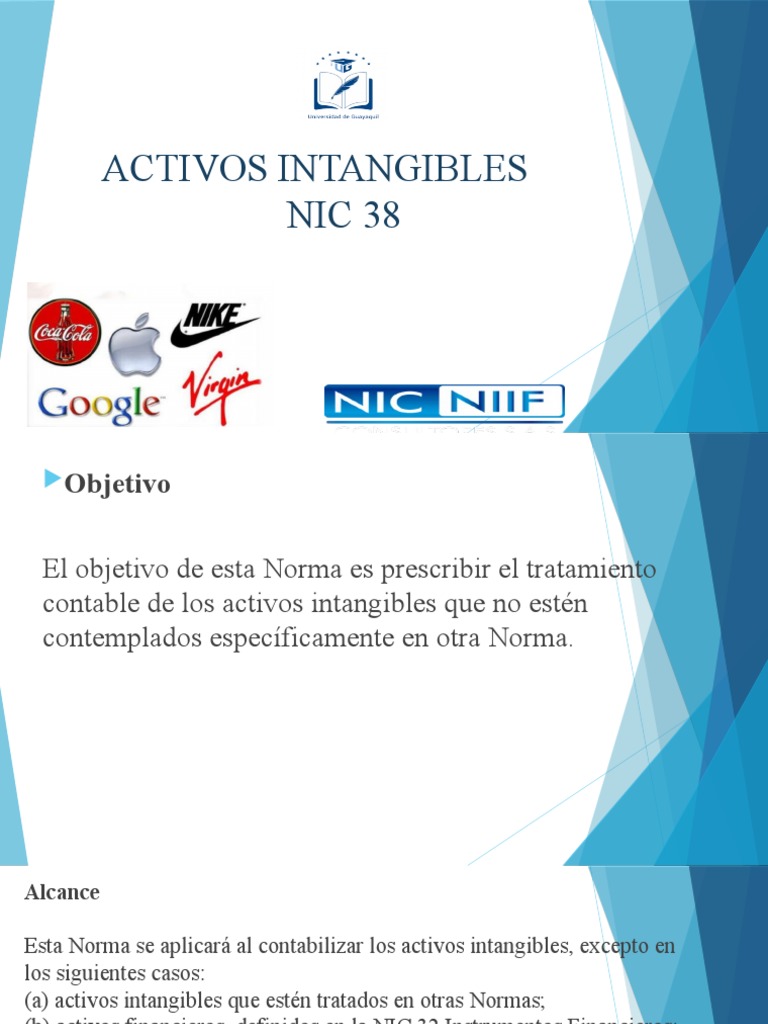 Activos Intangibles Nic 38 | PDF | Activo intangible | Beneficio (economía)