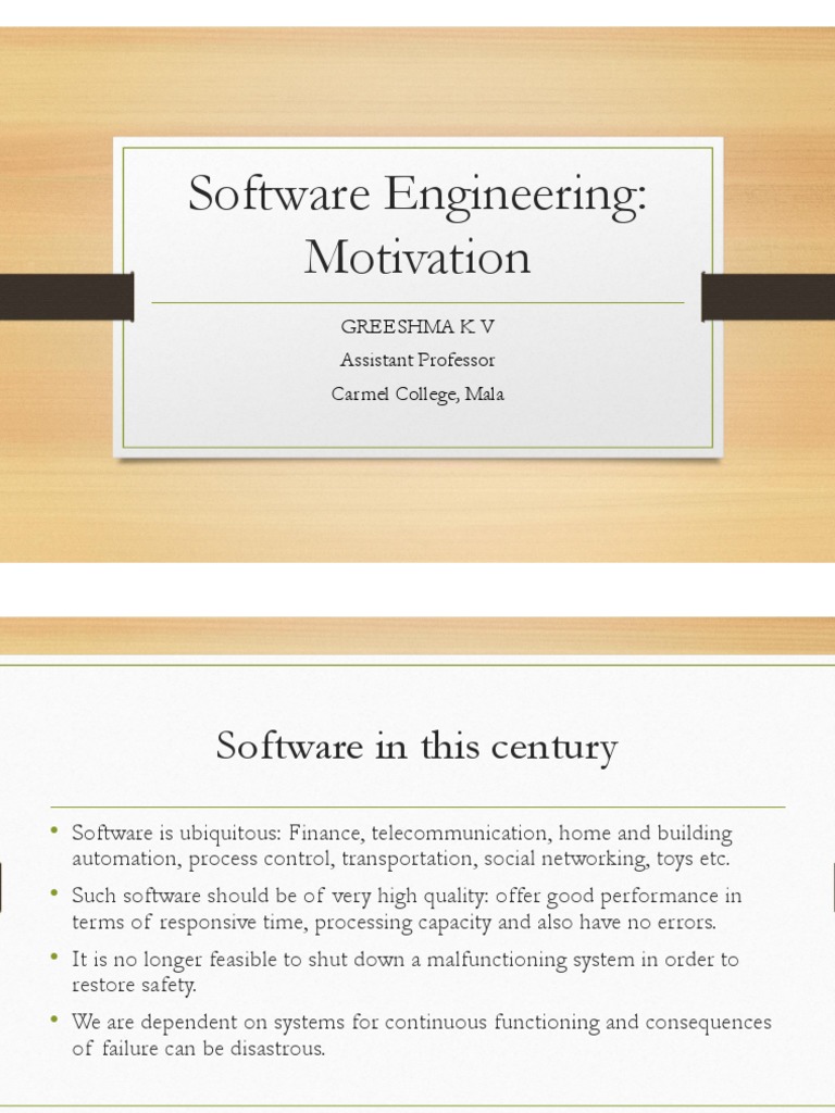 Software Engineering: Motivation and Importance of Testing | PDF ...