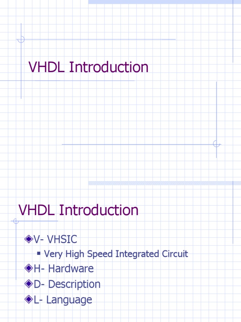 Lecture 1-VHDL | PDF | Vhdl | Systems Engineering