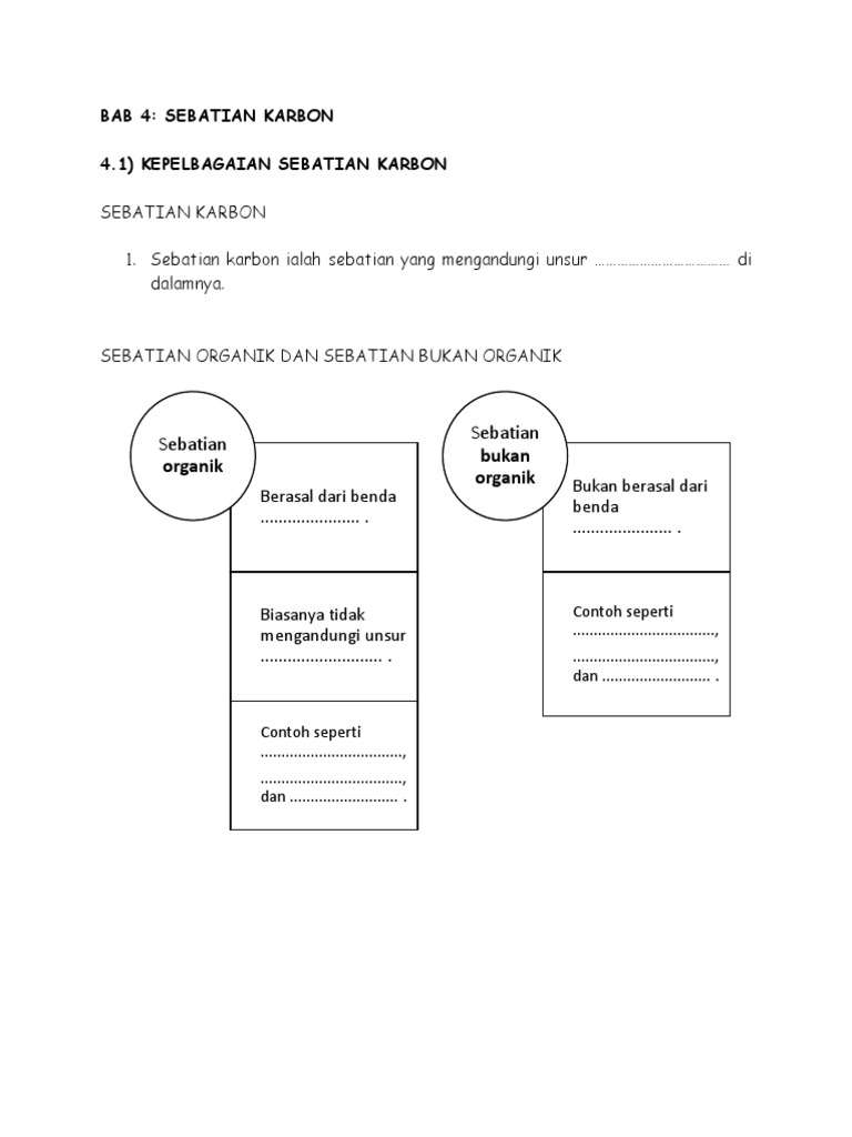 Sebatian Sebatian: Organik Bukan Organik | PDF