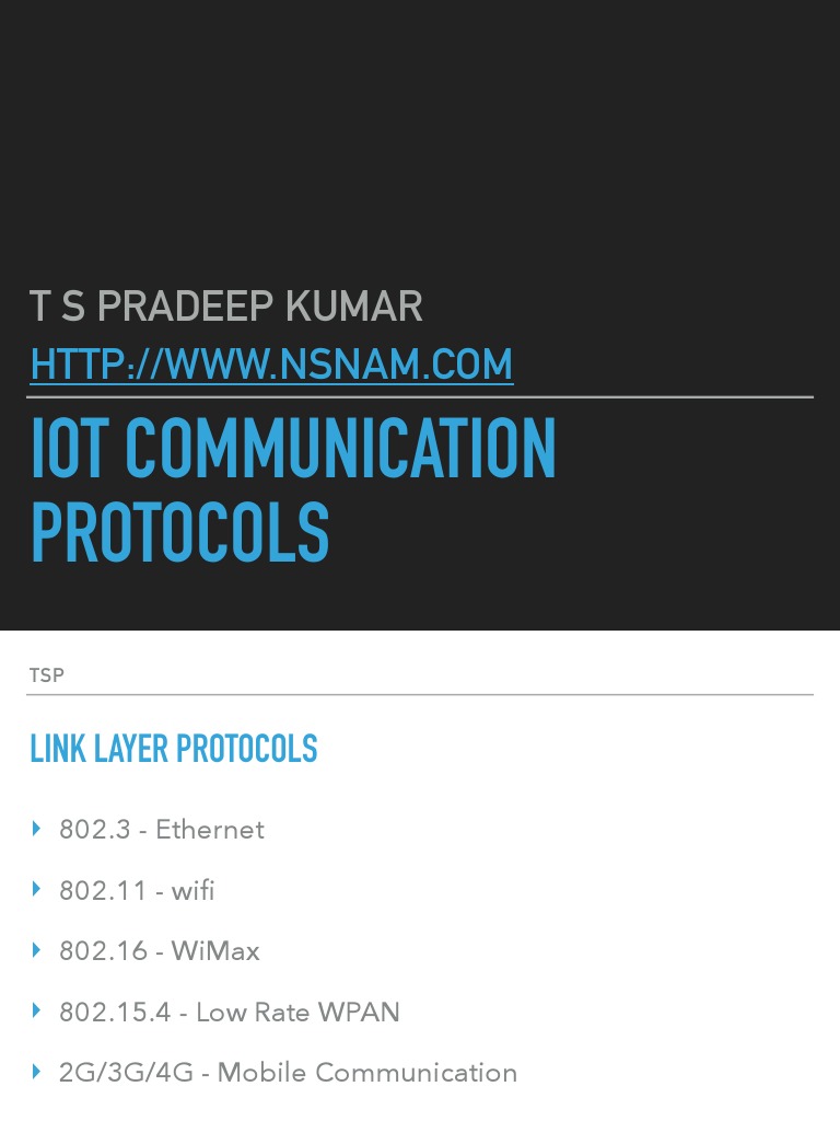 Iot Communication Protocols | PDF | Representational State Transfer | Hypertext Transfer Protocol