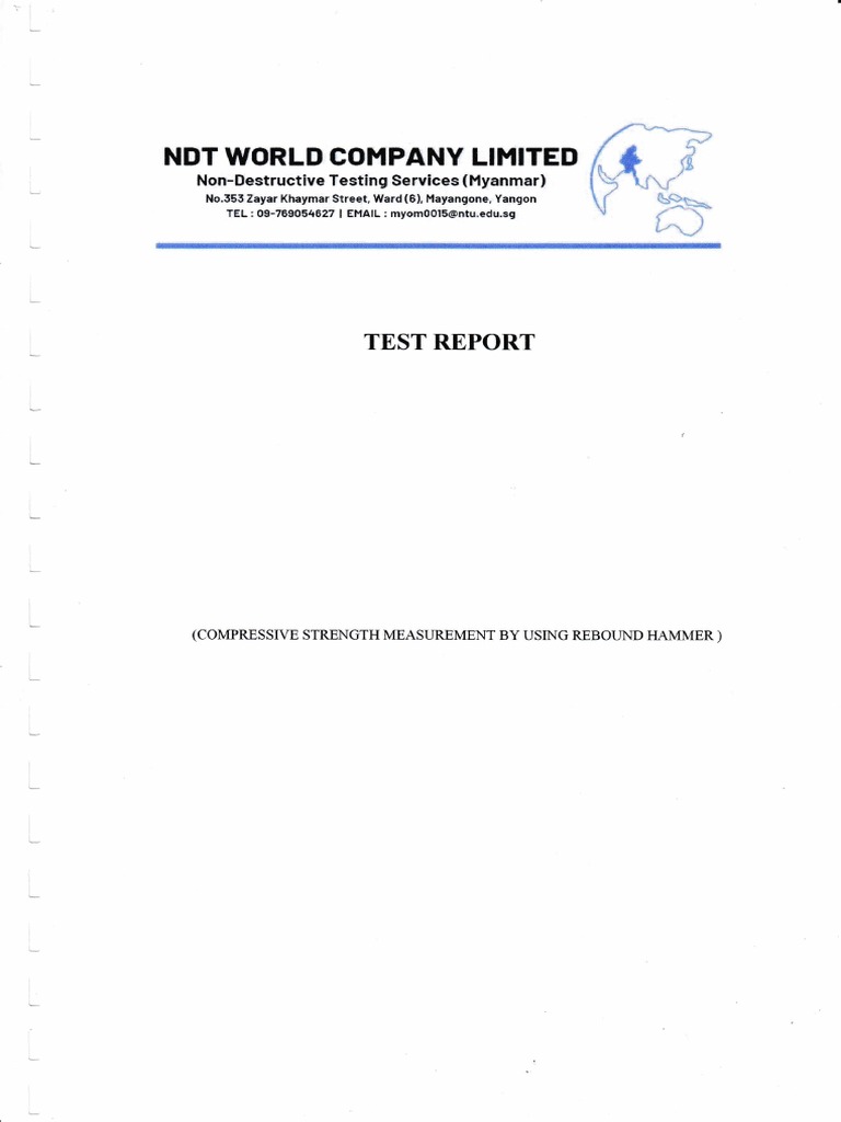 HOE - SLE - NDT's Test Report - V001 - CCA PDF | PDF | Applied And ...