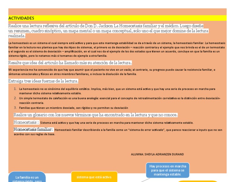 Homeostasis Familiar | PDF | Homeostasis | Conceptos psicologicos