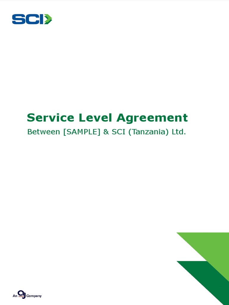 Sample SLA Agreement PDF | PDF | Indemnity | Business