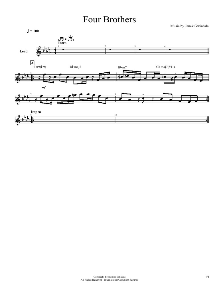 Four Brothers PDF | PDF