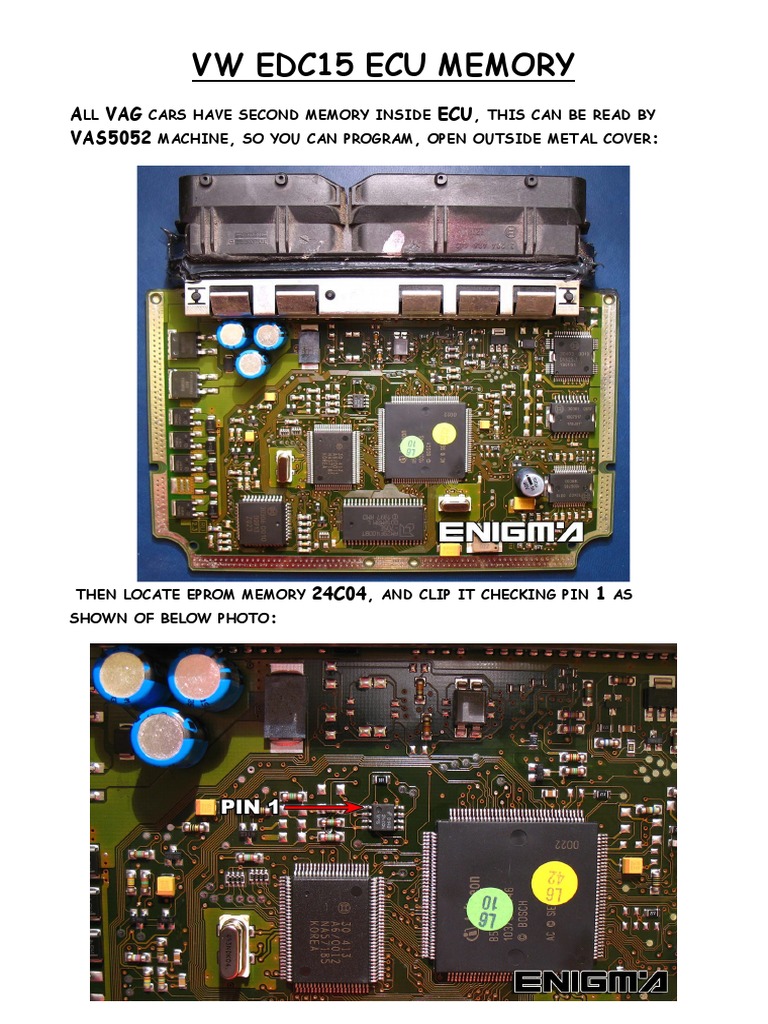 EDC15 ECU Memory and Pinout Guide | PDF | Computers
