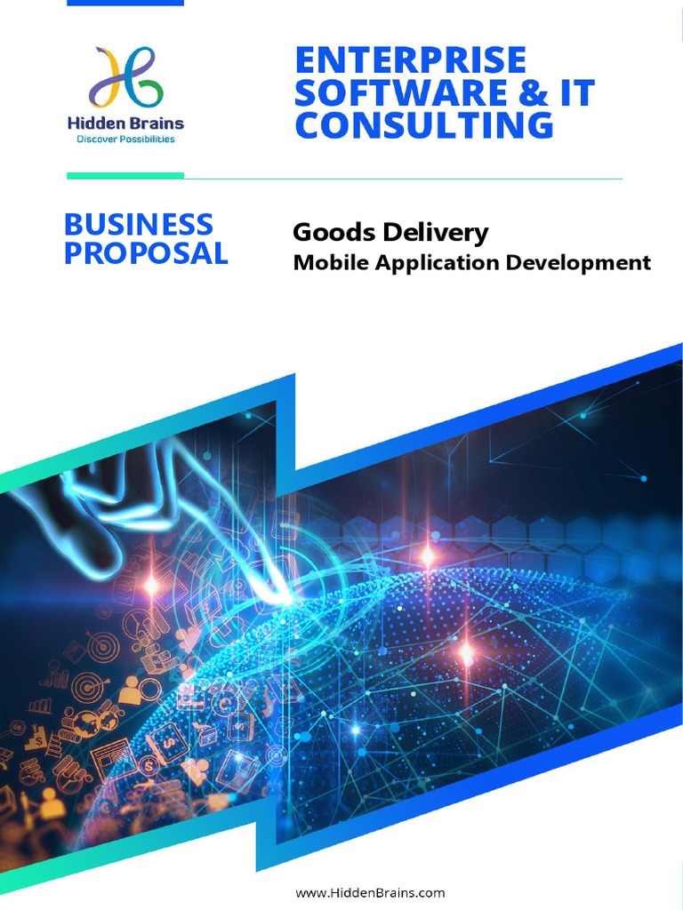 Goods Delivery App Development Proposal | PDF | Application Software ...